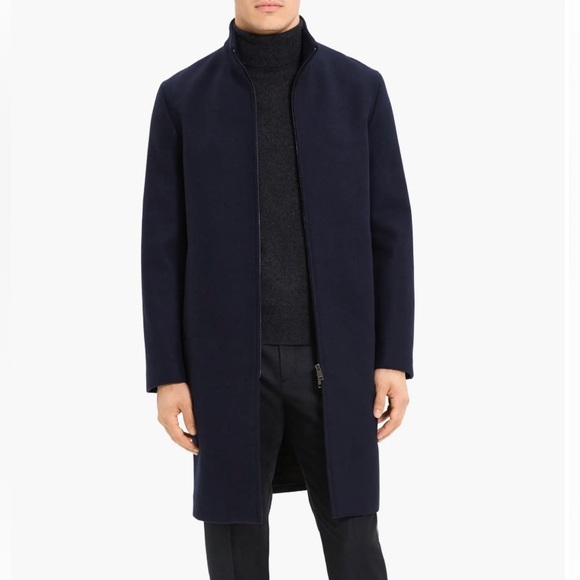 Theory | Jackets & Coats | Theory Mens Baltic Belvin Wool Overcoat ...